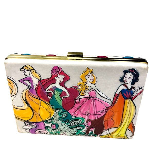 Disney | Bags | Disney Princess Clutch With Vibrant Colors | Poshmark